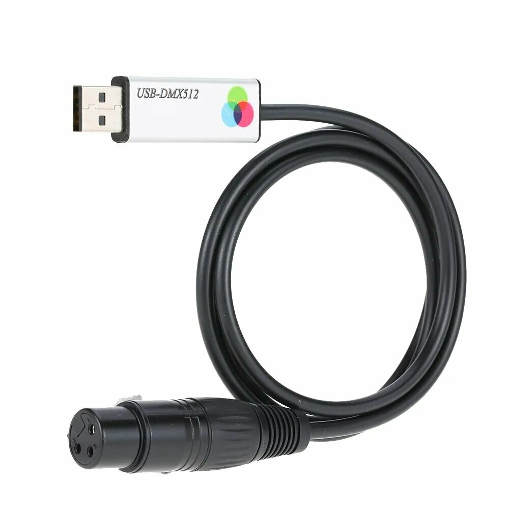 USB для DMX Интерфейс адаптер LED DMX512 Компьютерный ПК Контроллер освещения сцены
