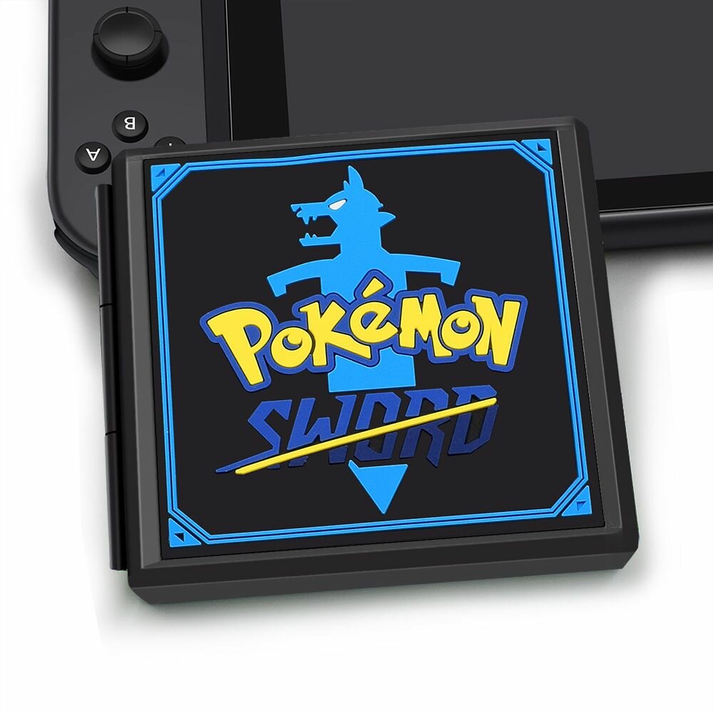 Кейс для хранения 12 картриджей Nintendo Switch (Pokemon Sword)