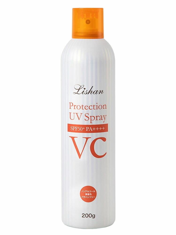 Солнцезащитный спрей с витамином С Лишан без запаха Lishan Protection UV Spray VC SPF 50+ PA++++, 200 г