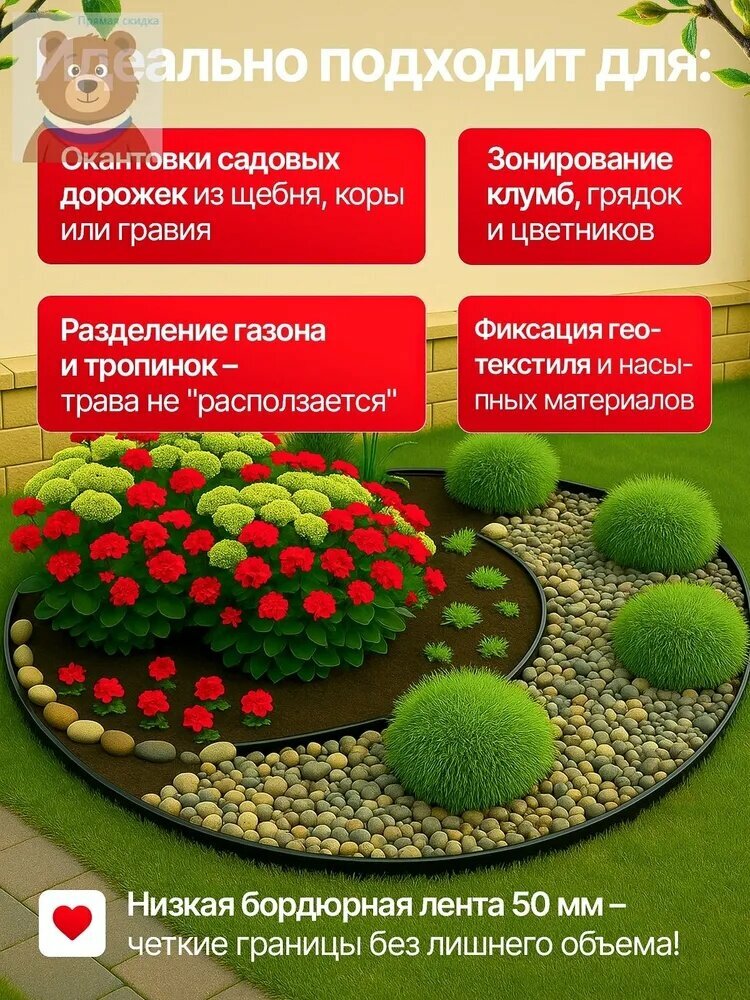 Бордюр садовый — фото 1