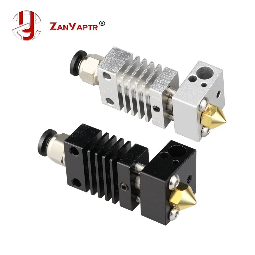 Экструдер для 3D принтера ZANYAPTR CR10, титановый сплав, 1.75-0.4mm, черный
