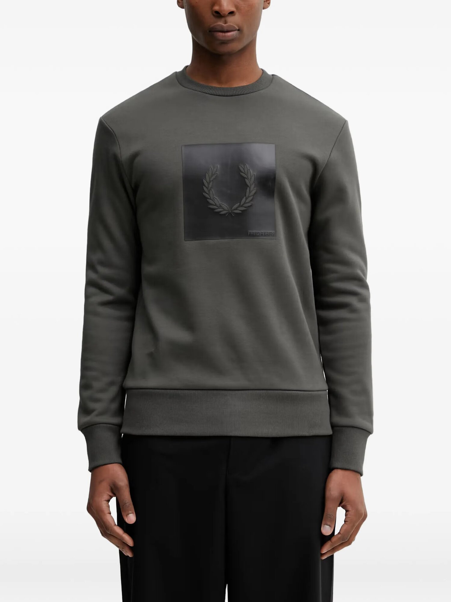 Толстовка Square-appliqué sweatshirt