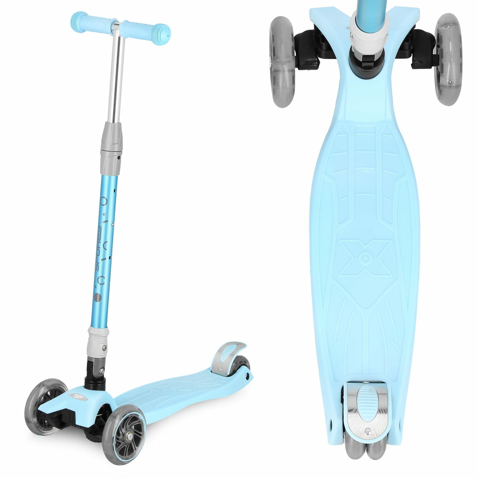 DECATHLON самокат Spokey PLIER, синий