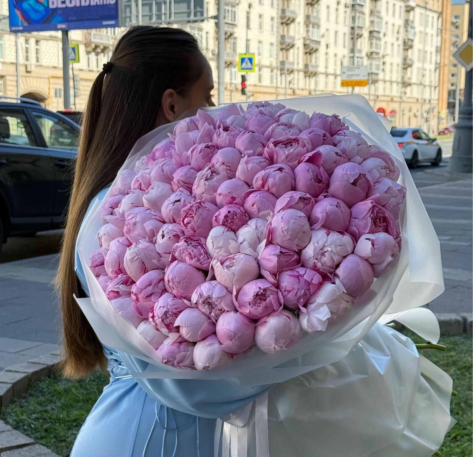 Букет пионов