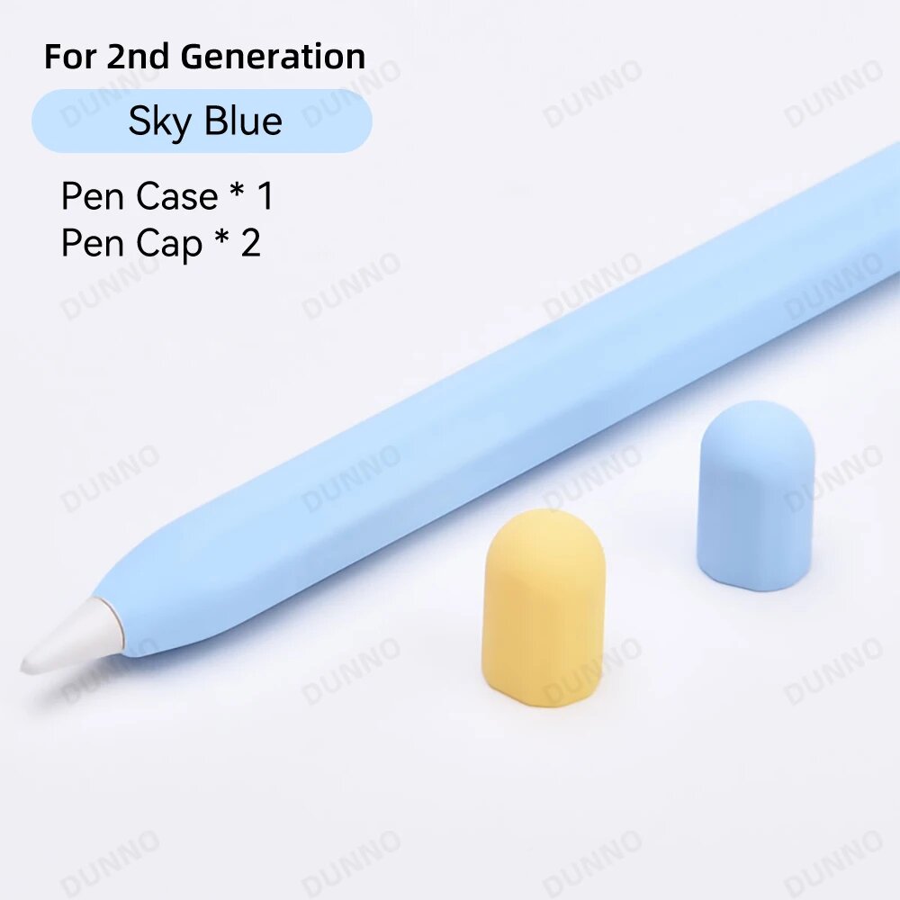 Силиконовый чехол для Apple Pencil 1/2 Pencil 2nd Blue