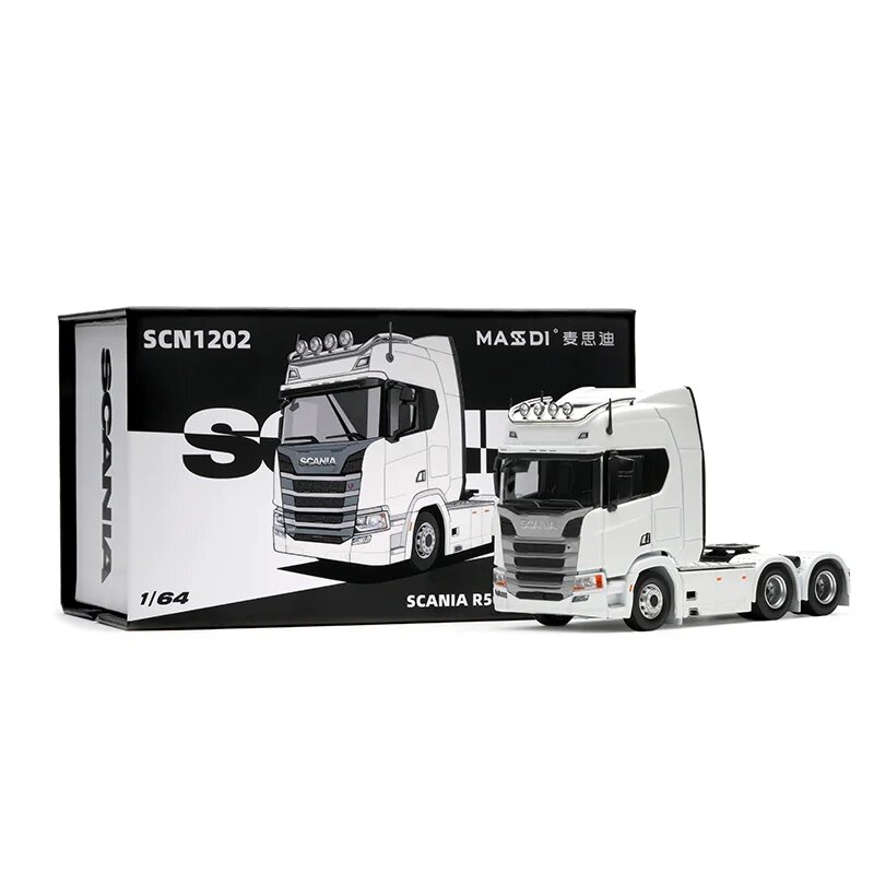 Масштабная модель автомобиля Masdi Scania R500 770s R650 R500 white