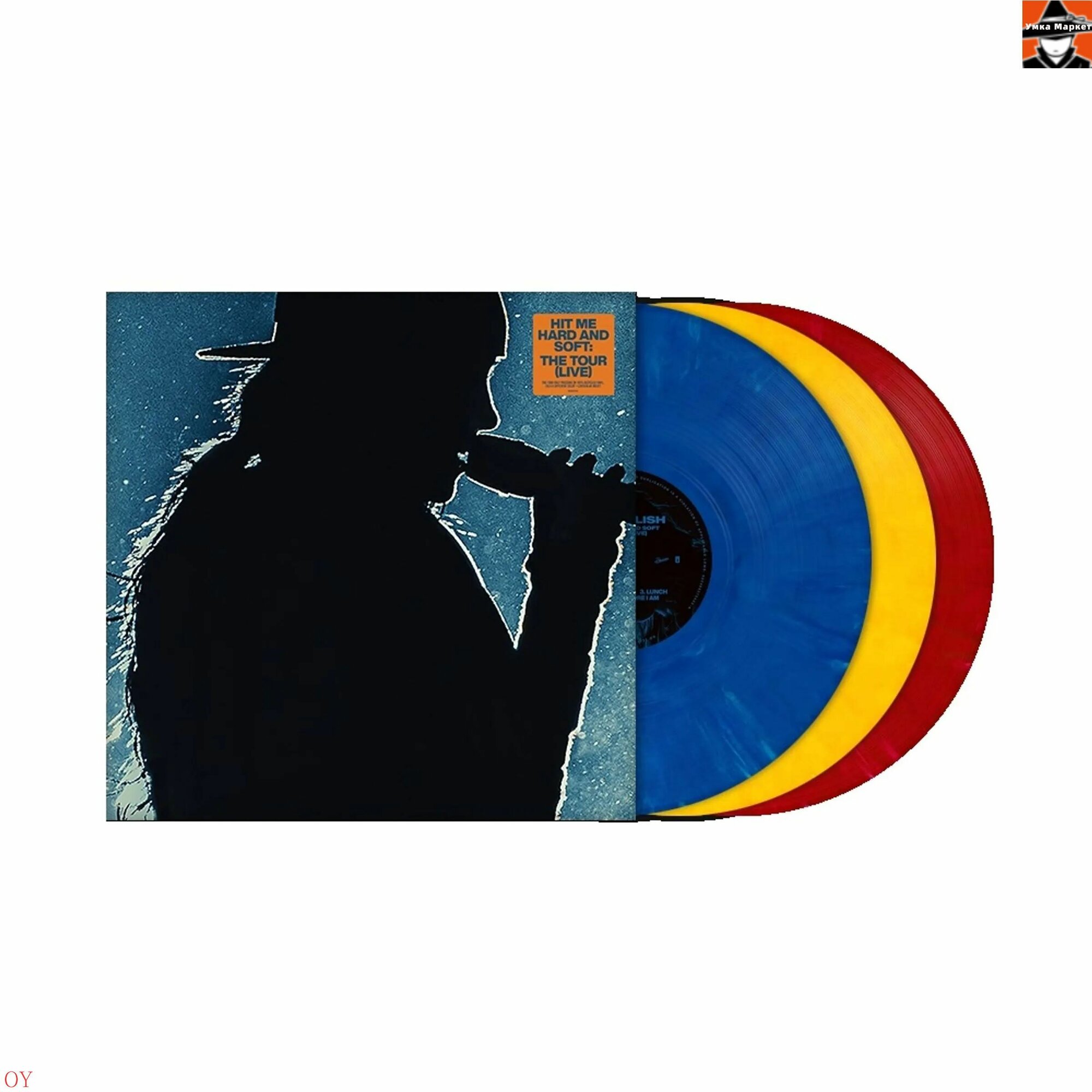 Виниловая пластинка Billie Eilish - Hit Me Hard And Soft: The Tour (Live) (Colored Bio-Vinyl) (3 LP) (1 LP)