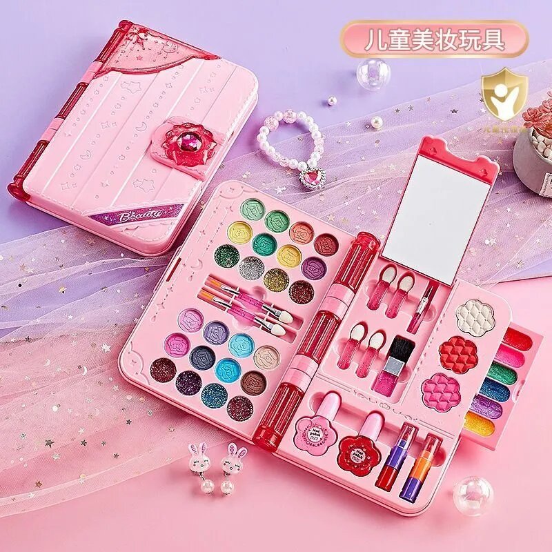 Набор детской косметики 2 в 1 Shining MakeUp/ Палетка теней/ Подарок для девочки