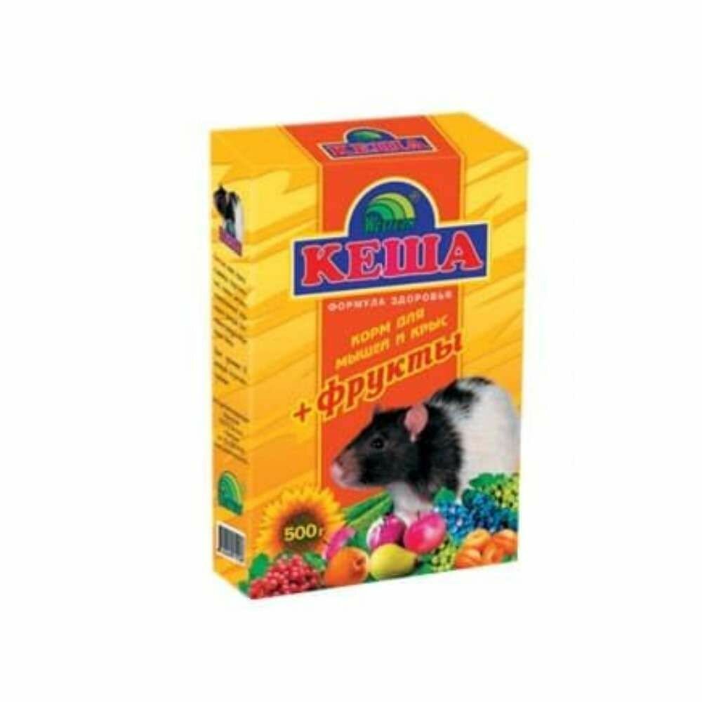 Кеша Корм для мышей и крыс с фруктами, 500 г