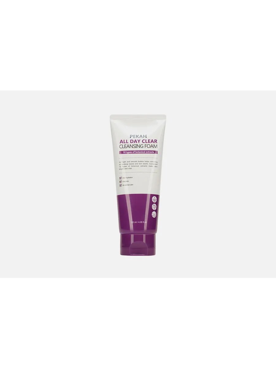 Очищающая пенка для умывания PEKAH All Day Clear Cleansing Foam 120 мл