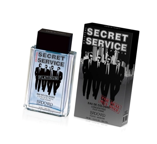 Брокард Секрет Сервис Платинум - мужской одеколон 100 мл / Secret Service Platinum