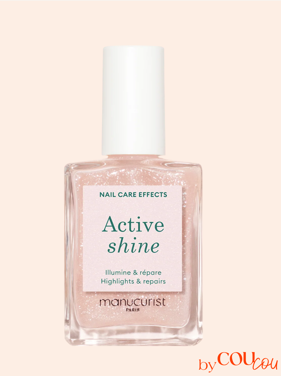 Уходовый лак для ногтей Manucurist Active Shine с эффектом естественного сияния, 15 мл