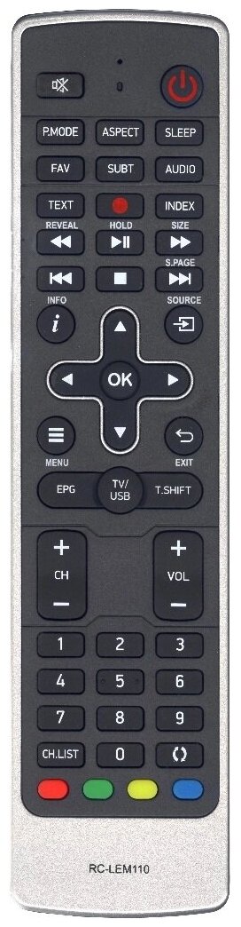 Пульт Huayu RC-LEM110 для телевизора BBK
