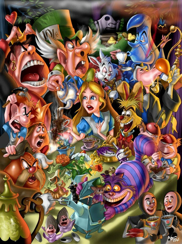 Головоломка 1000 деталей для взрослых, Alice in Wonderland/Алиса в стране чудес, сложная головоломка, Деревянные пазлы, Рождественский подарок, идеальный выбор для развлечений в помещении 50x75cm 50 на 75 см деревянная головоломка домашнее развл