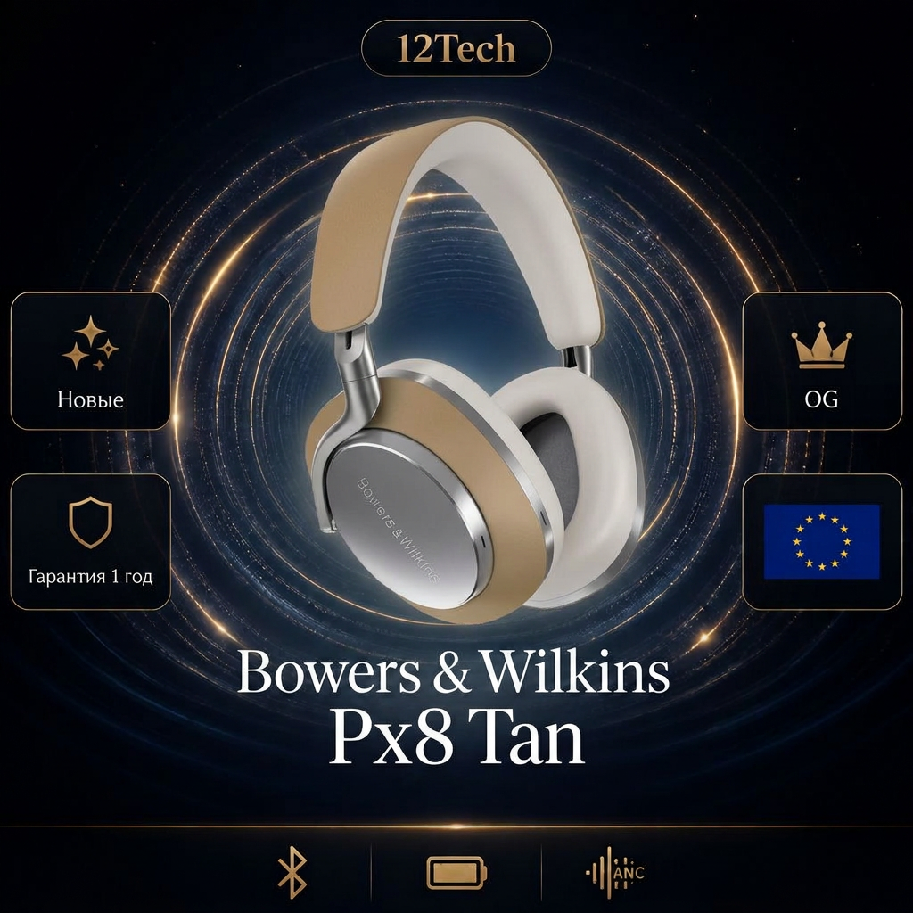 Беспроводные наушники Bowers & Wilkins Px8 Tan