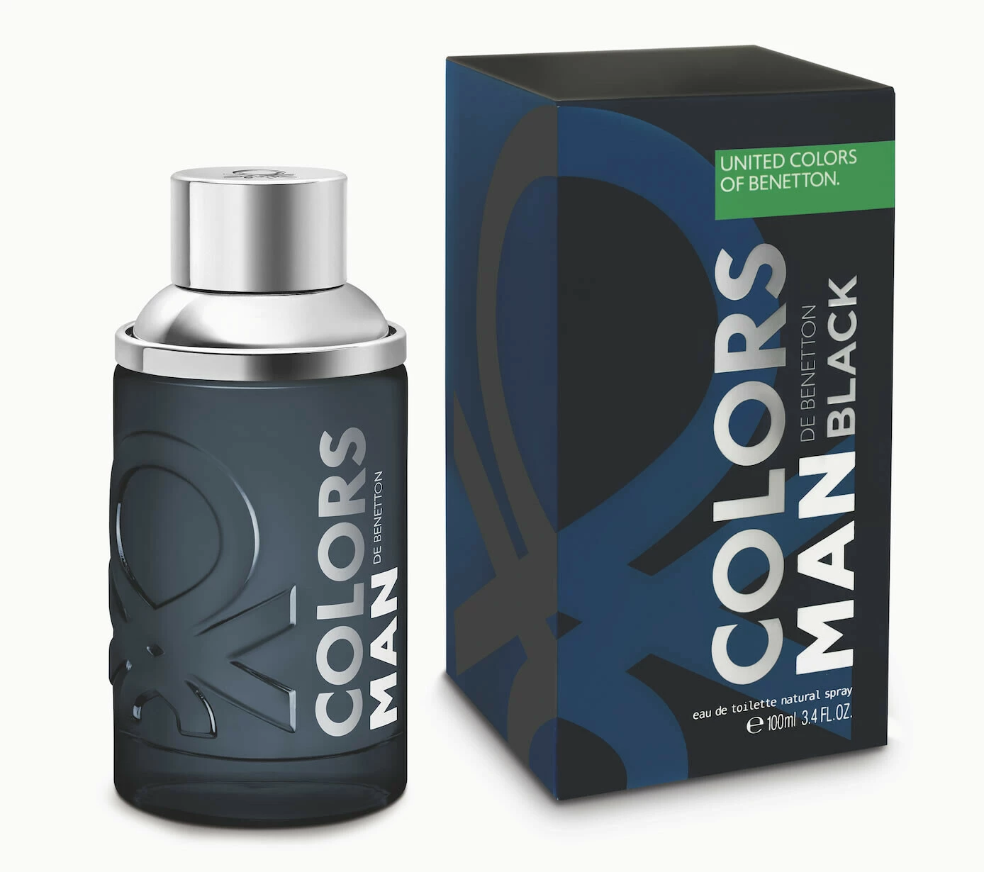 Benetton Colors Man Black мужская туалетная вода 100 мл - Бенеттон Цвета Мэн Черный