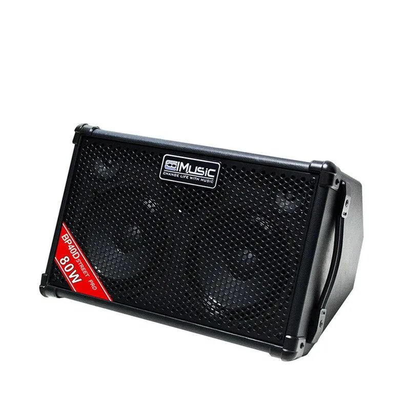 Уникальный усилитель для акустической/электрогитары coolmusic BP40D, 80 Вт, подходит для акустической/электрической гитары, с эффектом реверберации