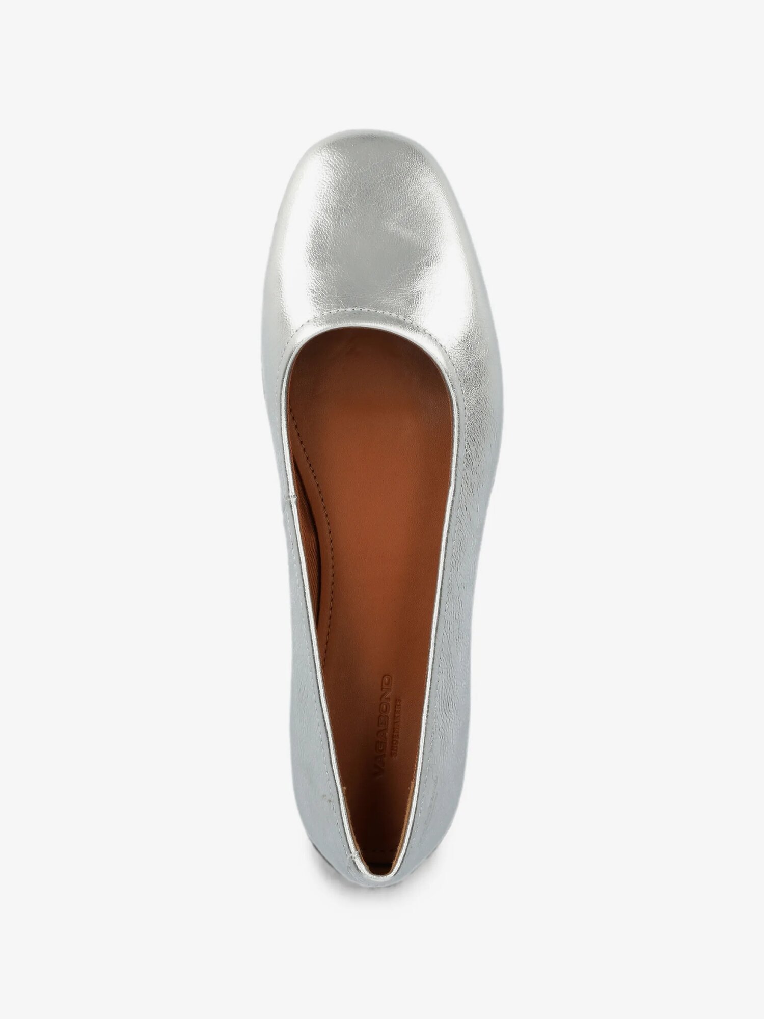 Балетки VAGABOND Jolin ballet flats, размер 37 EU, Silver — фото 1