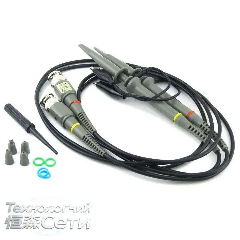 2PCS высокое качество P6100 осциллоскоп зонд DC-100MHz сфера клип зонд 100MHz