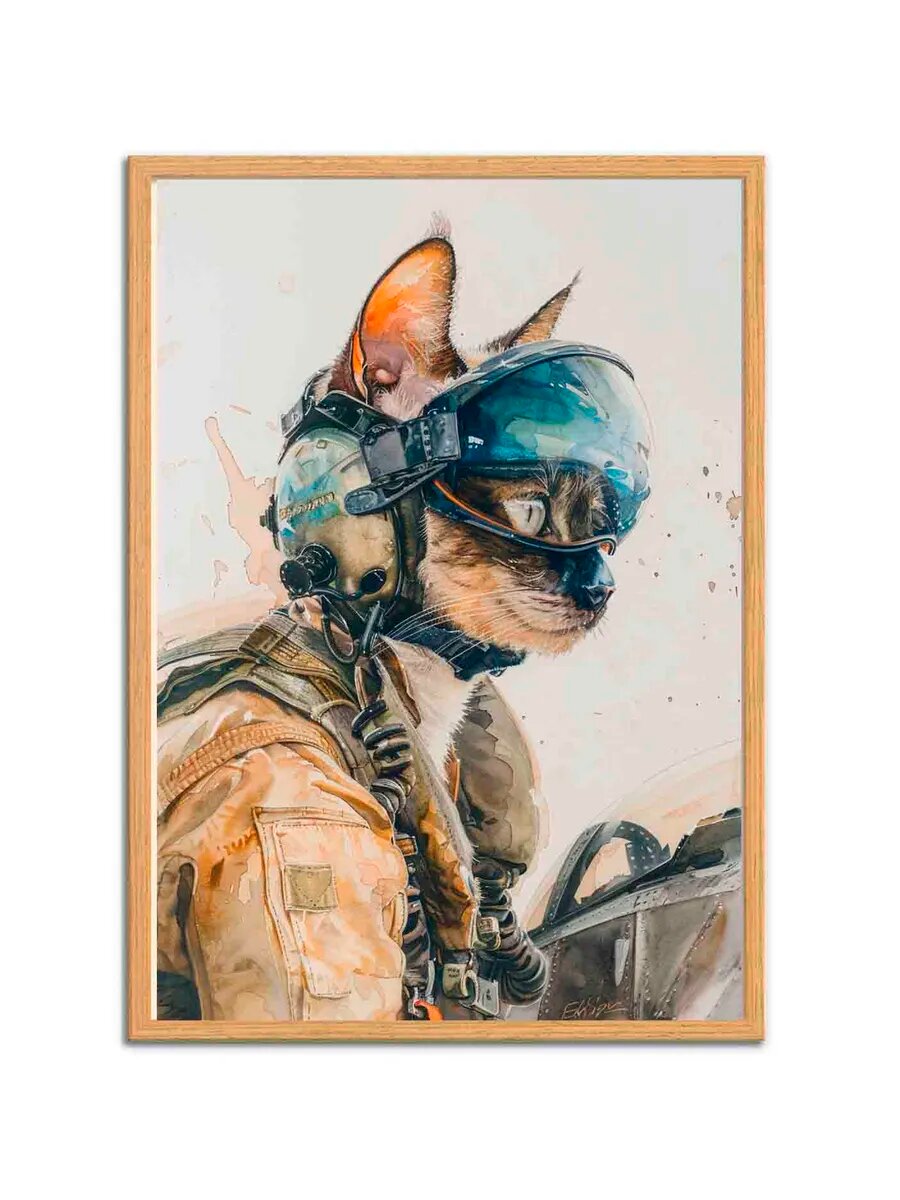 Балийский кот-пилот 2, Плакат 30x42см