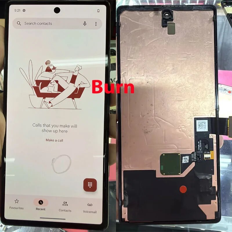 OLED с рамкой для Google Pixel 6, 6.4" — фото 1