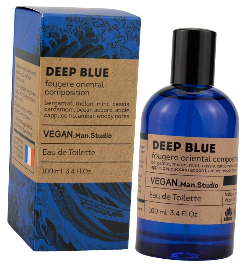 Дельта парфюм Веган Мен Студио Дип Блу парфюм для мужчин 100 мл - Delta Parfum Deep Blue