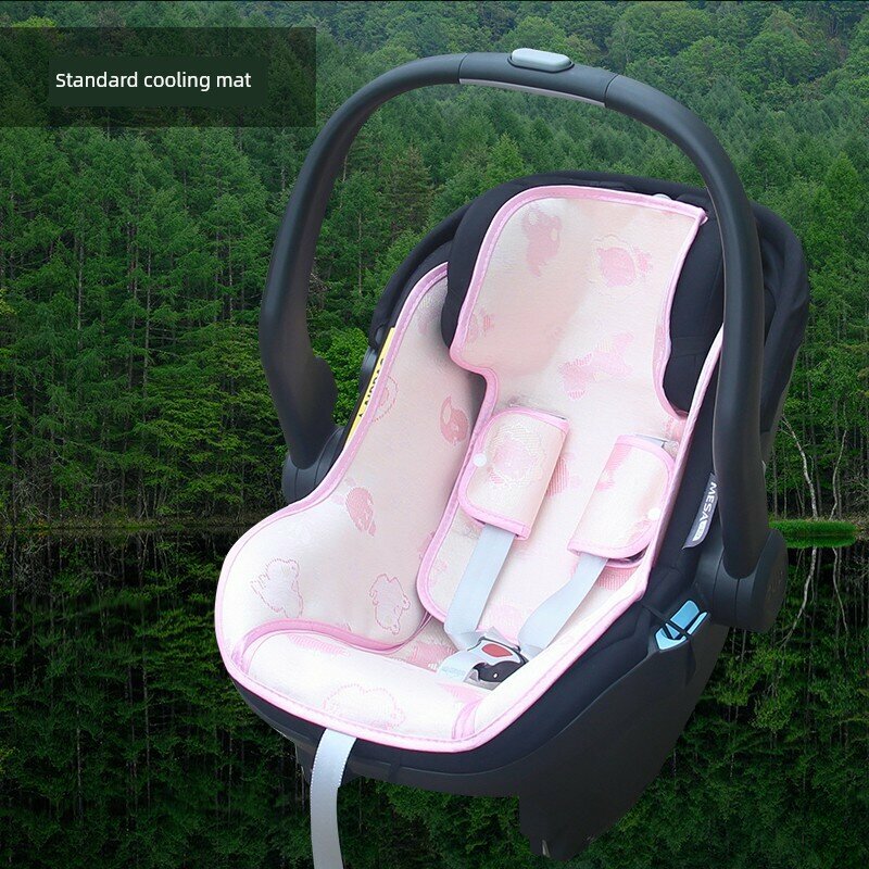 UPPAbaby MESA i Size детская подушка для люльки с дышащей тканью, цвет: мультяшный розовый, стандартный вариант для лета