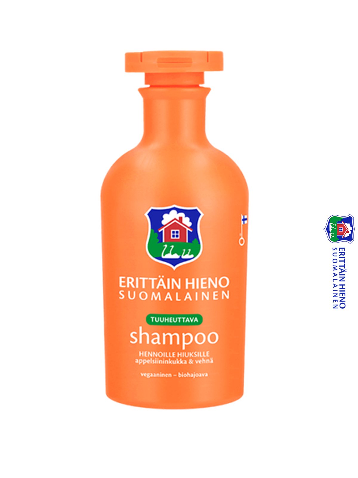 Шампунь для волос Erittain Hieno Suomalainen tuuheuttava shampoo 300мл