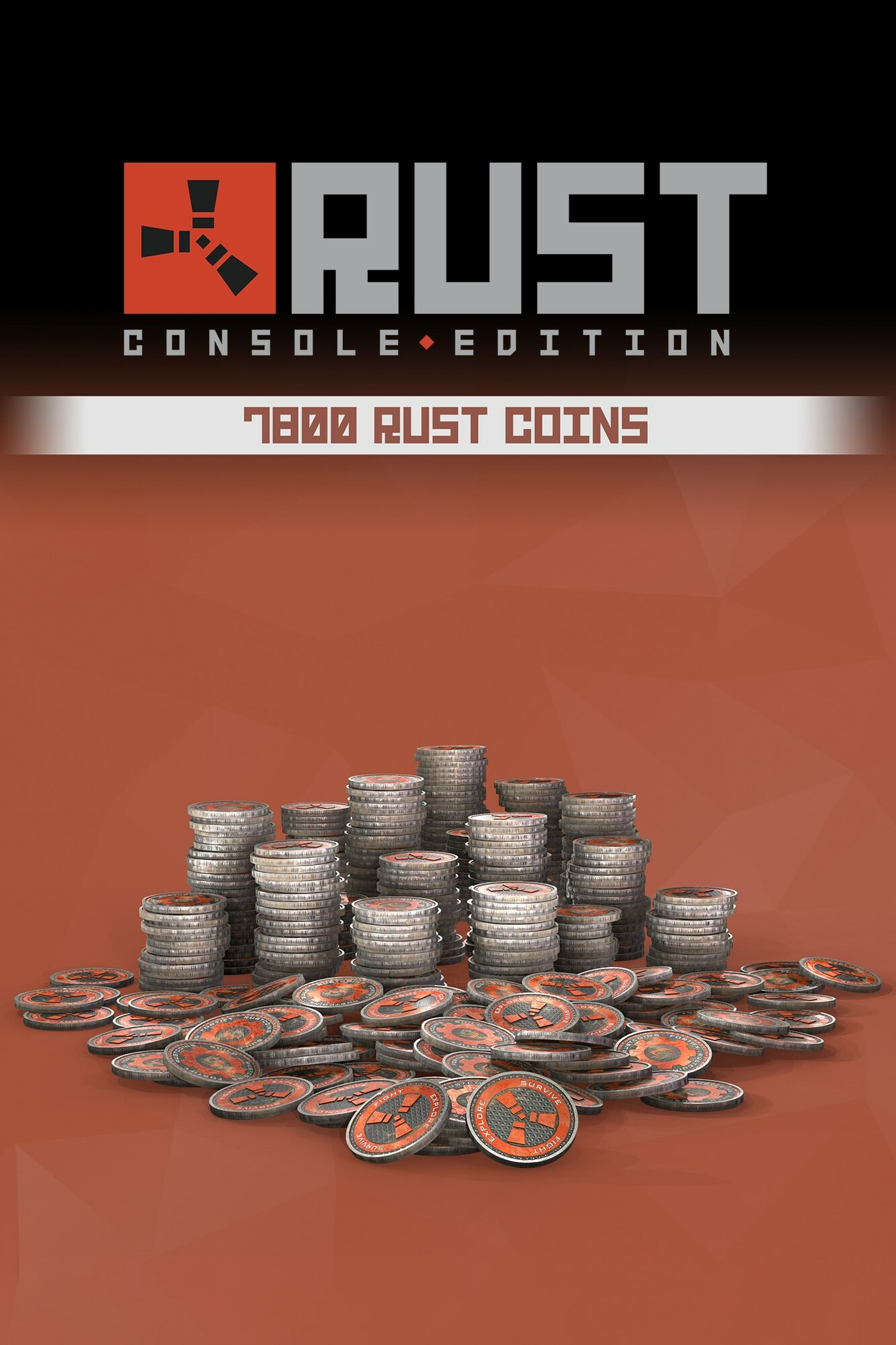 Rust Console Edition - 7800 Rust Coins — Xbox Series X|S, Xbox One — Цифровая версия