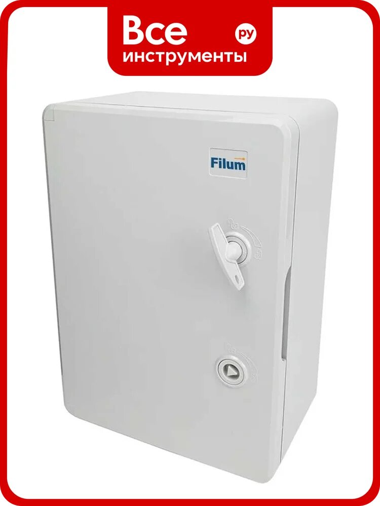 Корпус пластиковый ЩМПп FL-CP-352515-65 (ВхШхГ): 350х250х150 мм, УХЛ1, IP65, непрозрачная дверь Filum 00-01296683