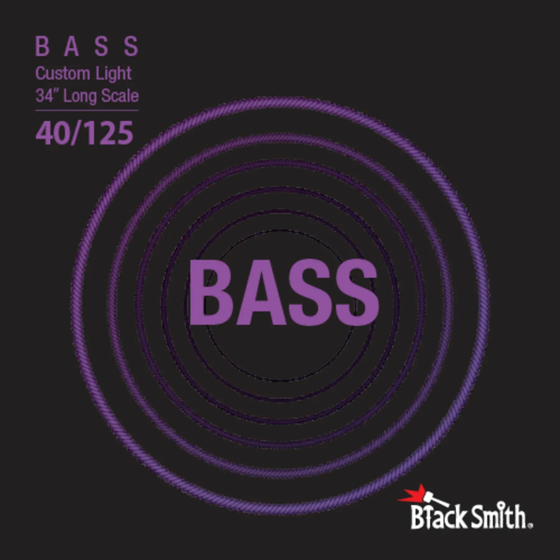 Струны для бас-гитары BlackSmith 95732 Bass Custom Light 40-125