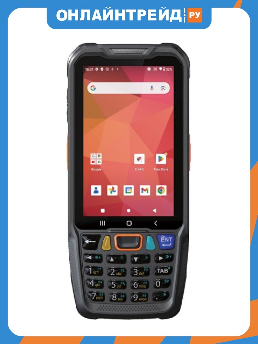 Мобильный терминал Point Mobile PM68: Wi-Fi 5, BT, NFC, E3140, Numeric, STD, 4G/64G, A15 GMS, R-Cam