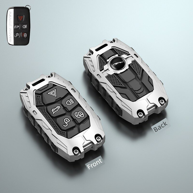 Ключевой брелок 2024 года с одиночной оболочкой и серебряным металлом для Jaguar XEL/XFL/XF/XJ