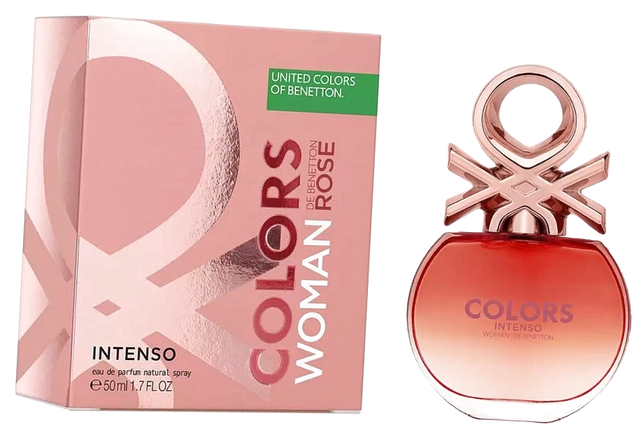 Женский аромат Benetton Colors Rose Intenso 50 мл - Бенеттон Колорс Роуз Интенсо парфюм