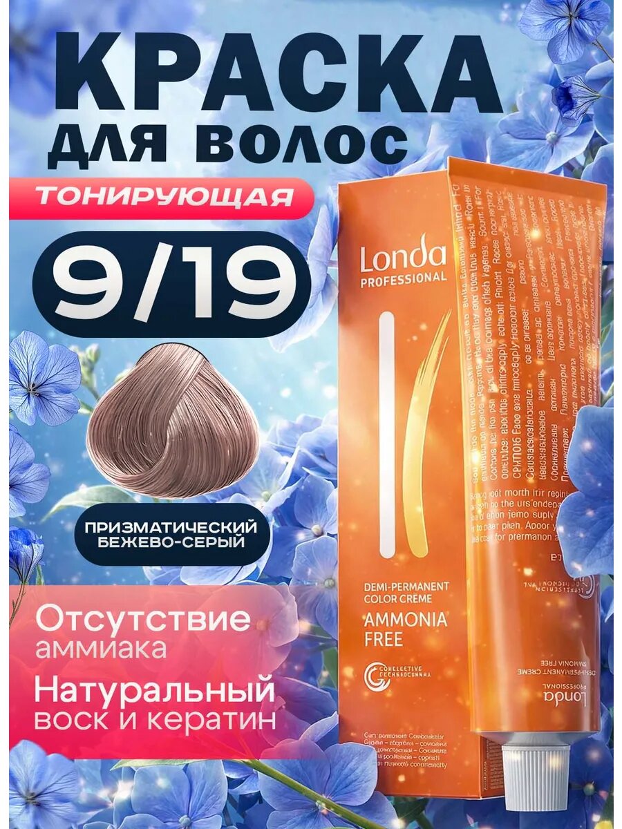 Тонирующая краска для волос профессиональная без аммиака