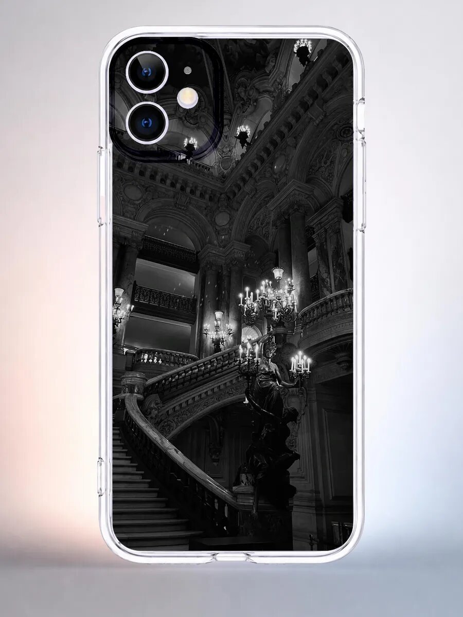 Чехол iPhone 11 Дворцовая лестница силиконовый прозрачный