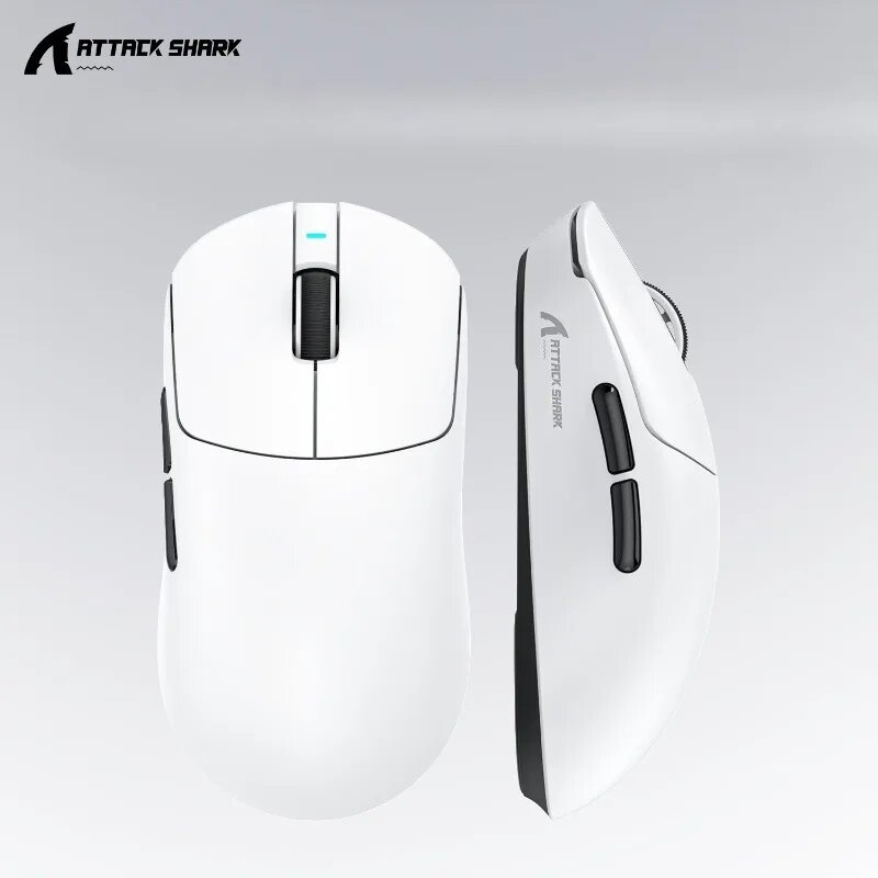 Игровая мышь Attack Shark X8SE/X8Plus X8PRO White 8K 3395