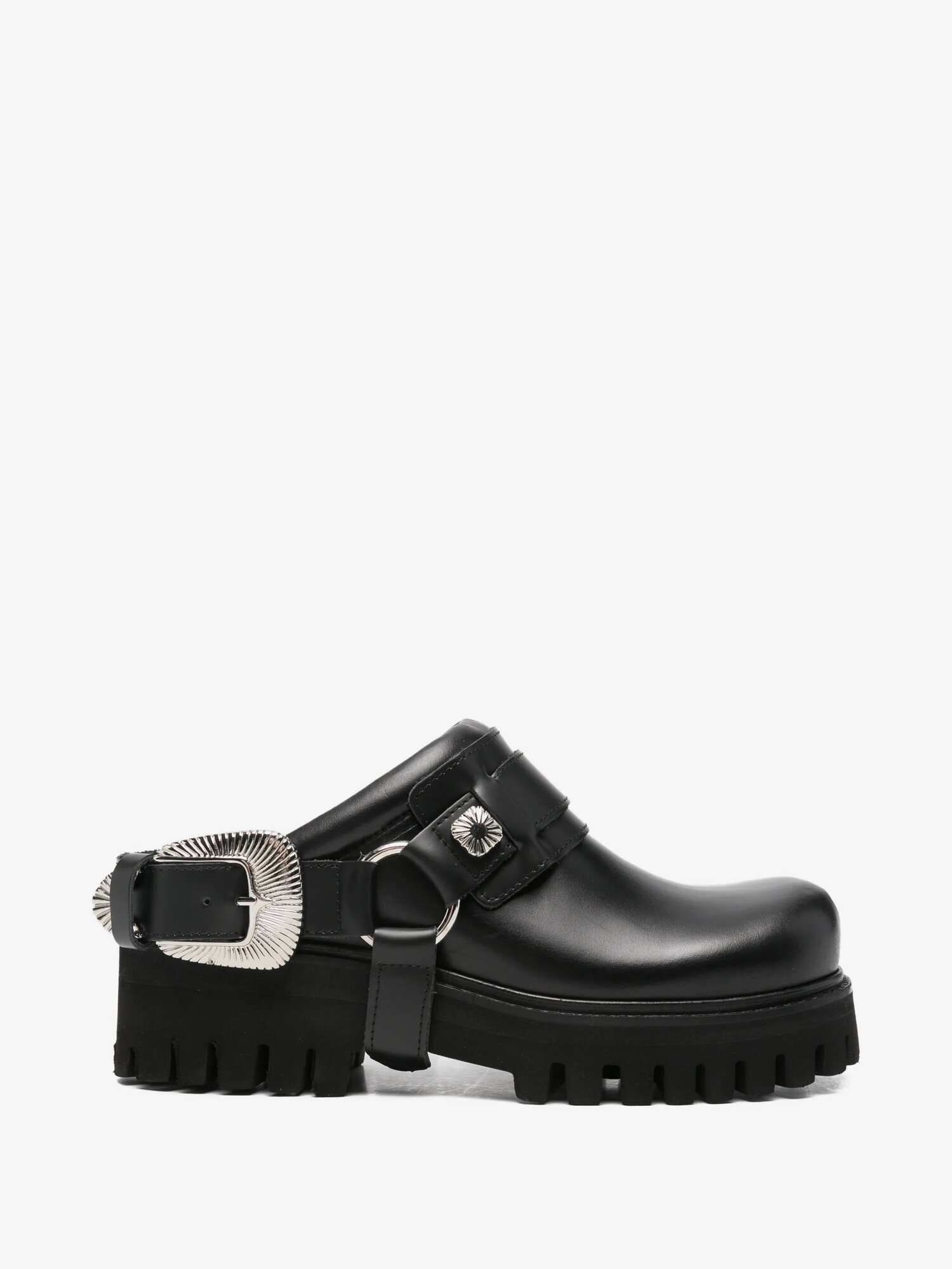 Мюли Buckle-detail lug-sole mules