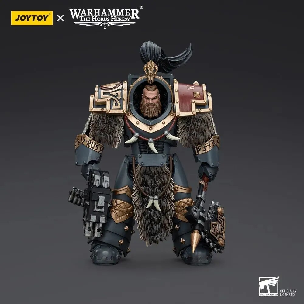 Фигурка JOYTOY Warhammer The Horus Heresy Space Wolves Varagyr Wolf Guard Squad Varagyr Terminator 4 / Космические Волки Варагир Терминатор
