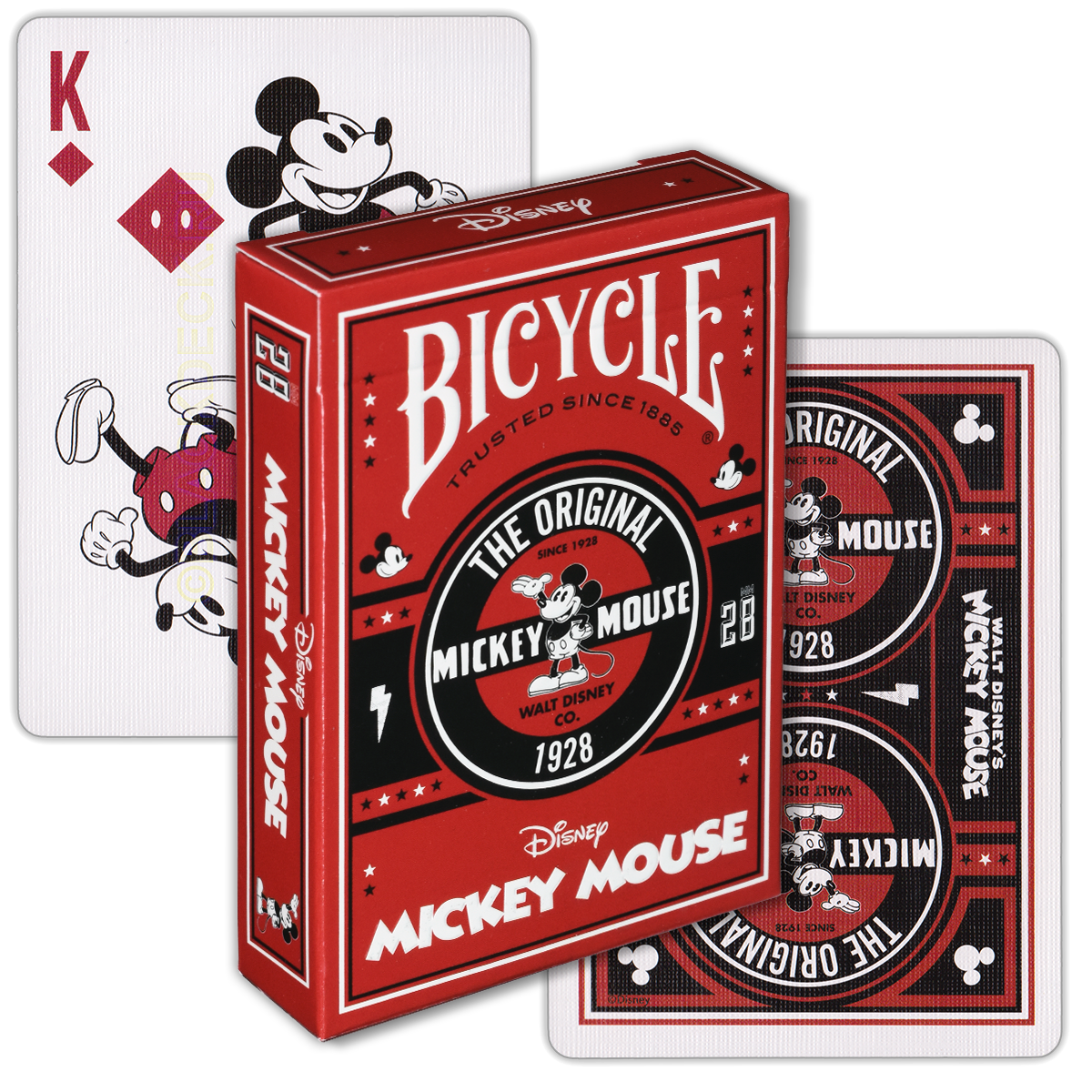 The Original Mickey Mouse 1928 от Bicycle , игральные карты с Микки Маусом