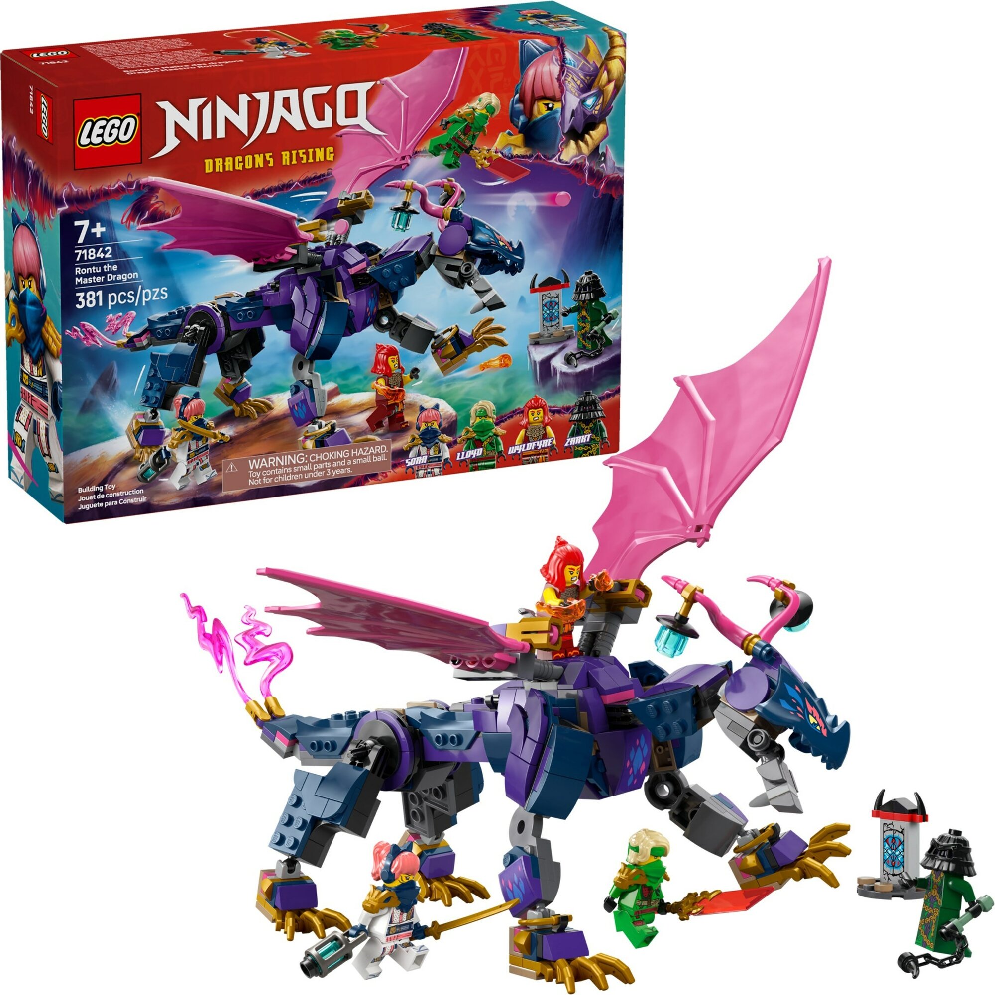 Конструктор LEGO Ninjago 71842 Ронту - мастер драконов, 381 деталь, от 7 лет