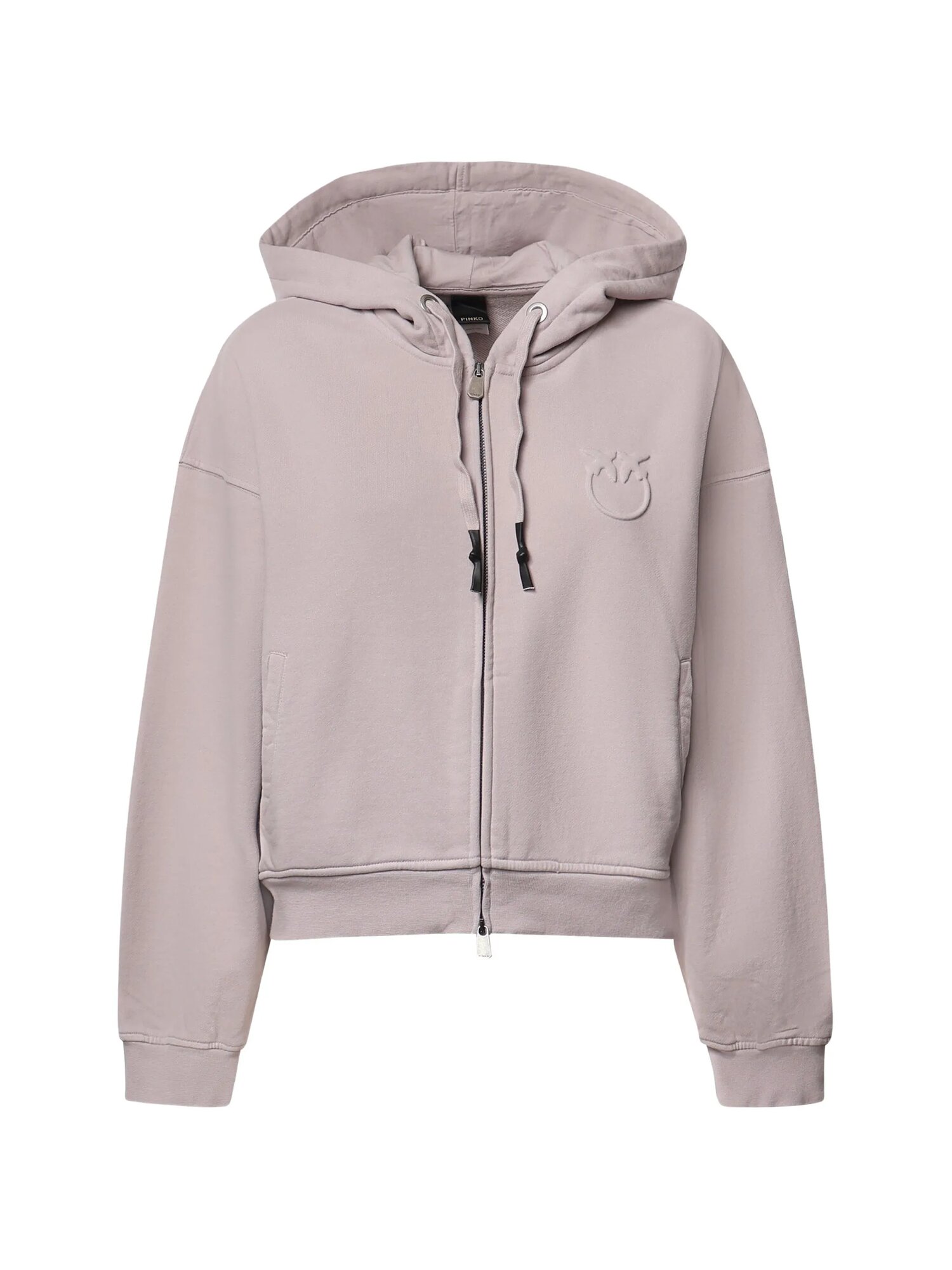 Худи Logo-embossed zip-up hoodie