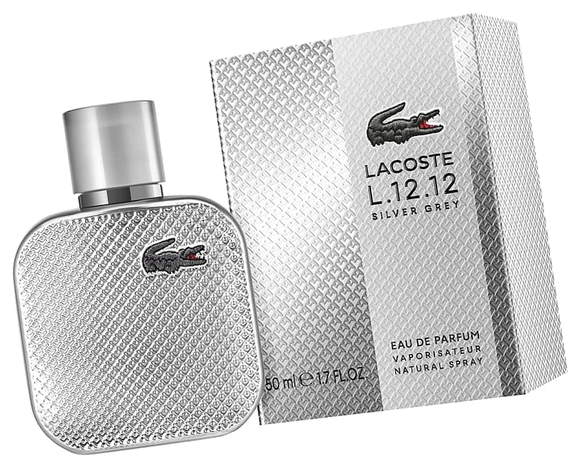 Парфюмерная вода Лакост Л 12 12 Сильвер Грей 50 мл для мужчин - Lacoste L 12.12 Grey