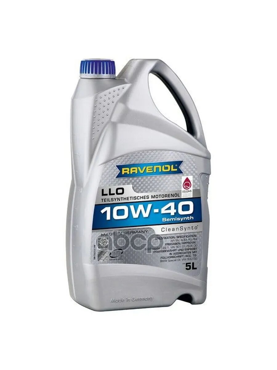 Ravenol Ravenol Llo Sae 10W-40 Полусинт. 5L