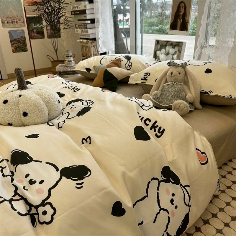 Комплект постельного белья Naruto Akatsuki ，синтетические волокна 200X230cm Bed (4pcs)
