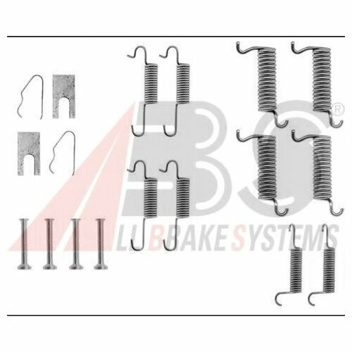 Комплект монтажный тормозных колодок Abs 0536Q для Audi 80; VW Golf I, Passat, Scirocco