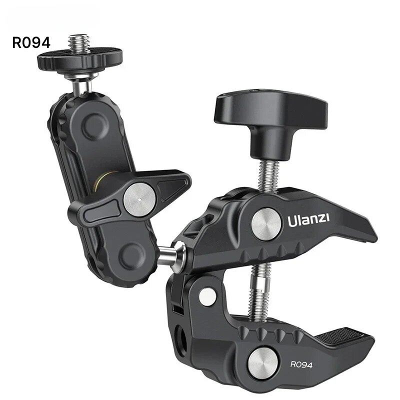 Ulanzi R094 Super Clamp для светодиодного микрофона Black Packed1
