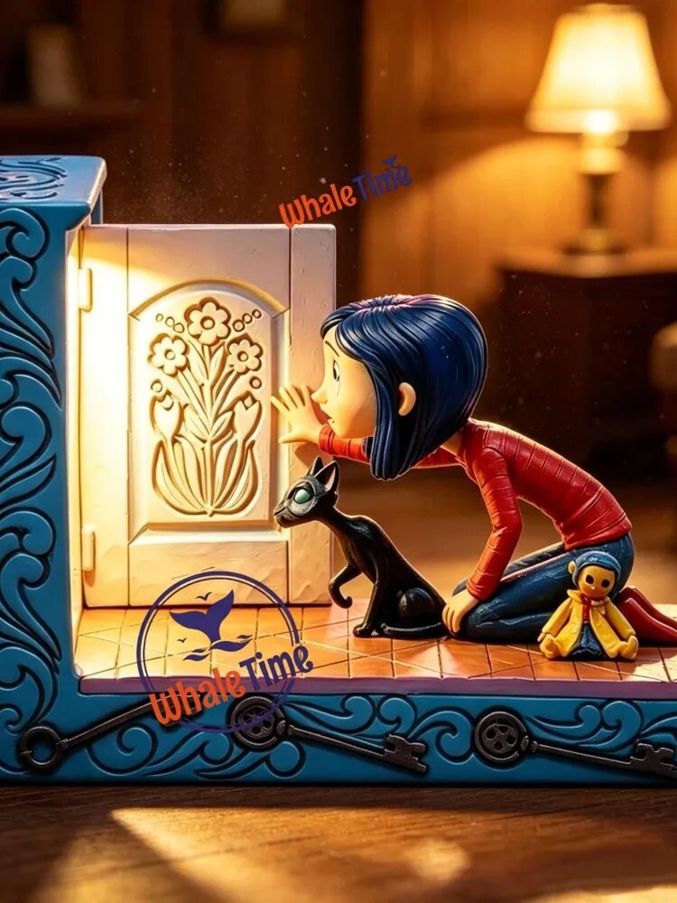 Аниме cветящаяся фигурка Коралин в Стране Кошмаров, Coraline/Коралина