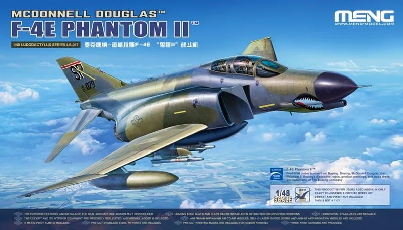 Ф-4Е Фантом II (F-4E Phantom II) LS-017 Менгg 1:48