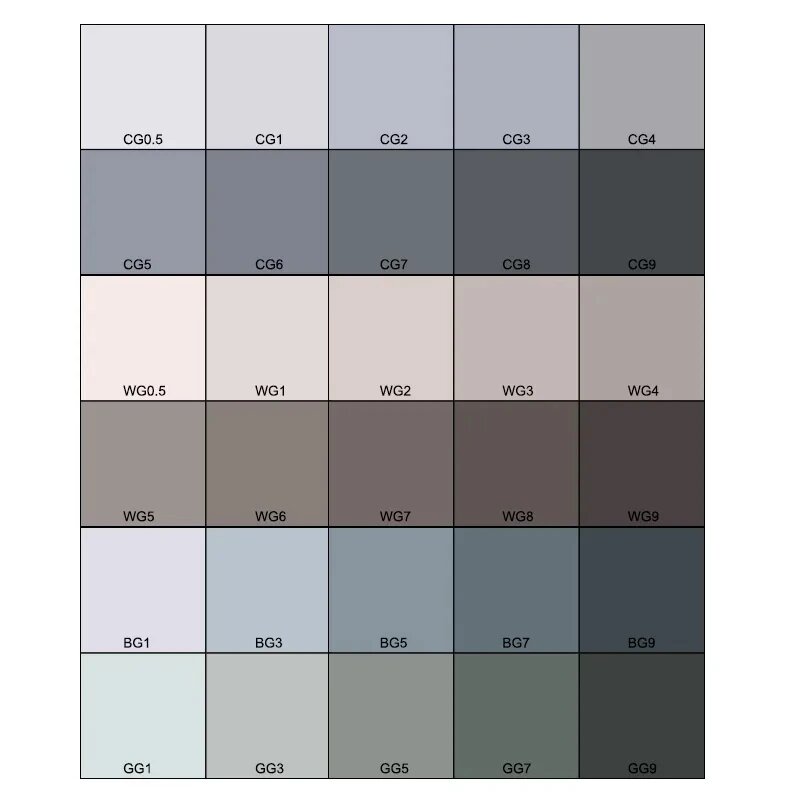 Художественные маркеры двусторонние нейтрально-серые 10/30 шт. 30 color grey